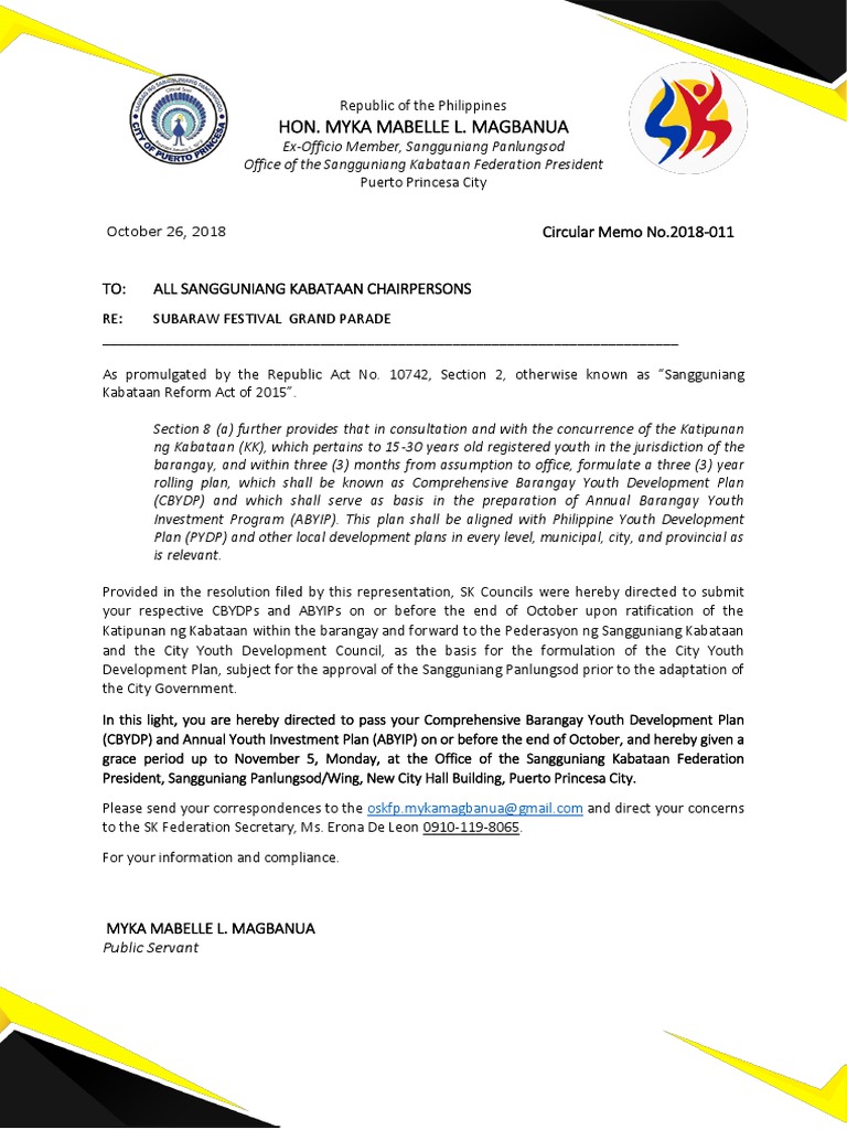 Circular Memo No. 2018-011 | PDF | Public Sphere | Public Law