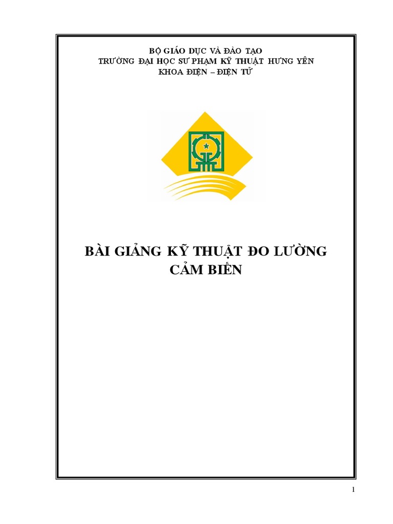 BG Do Luong Cam Bien | PDF
