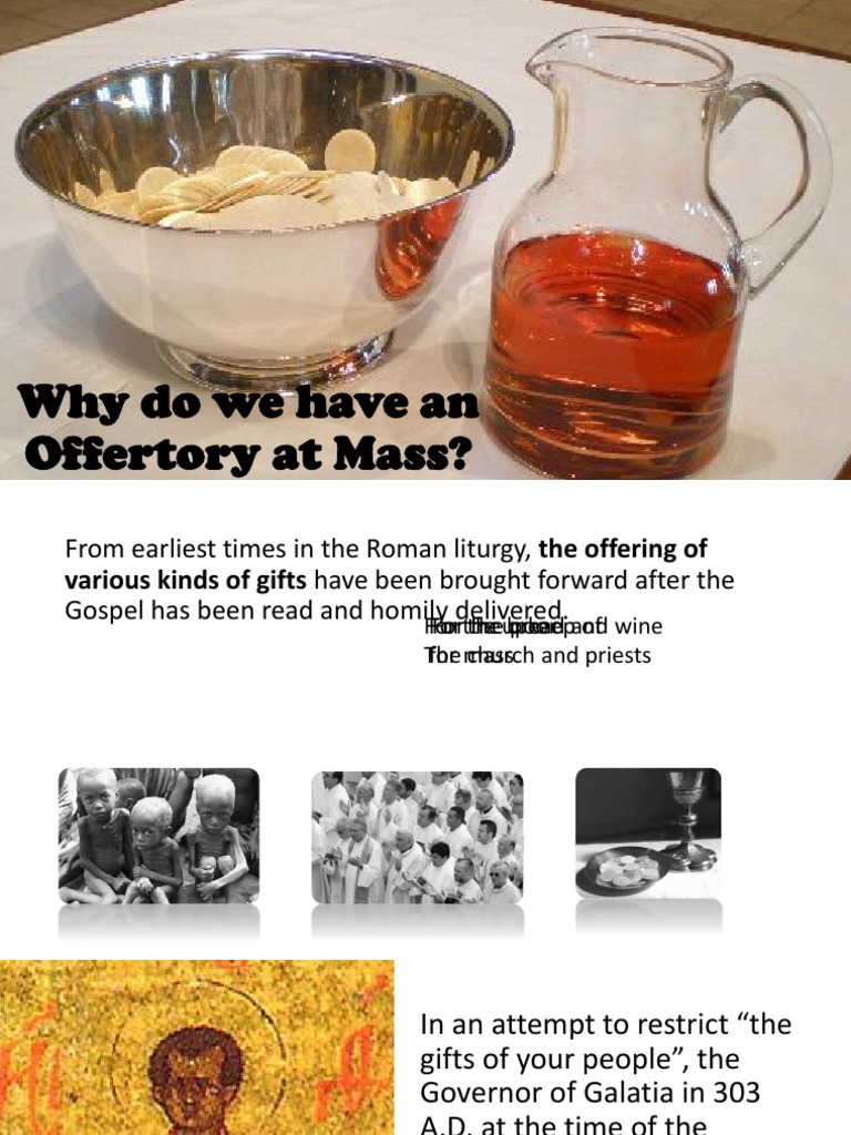 Why Do We Have An Offertory at Mass | Download Free PDF | Sacrifice ...