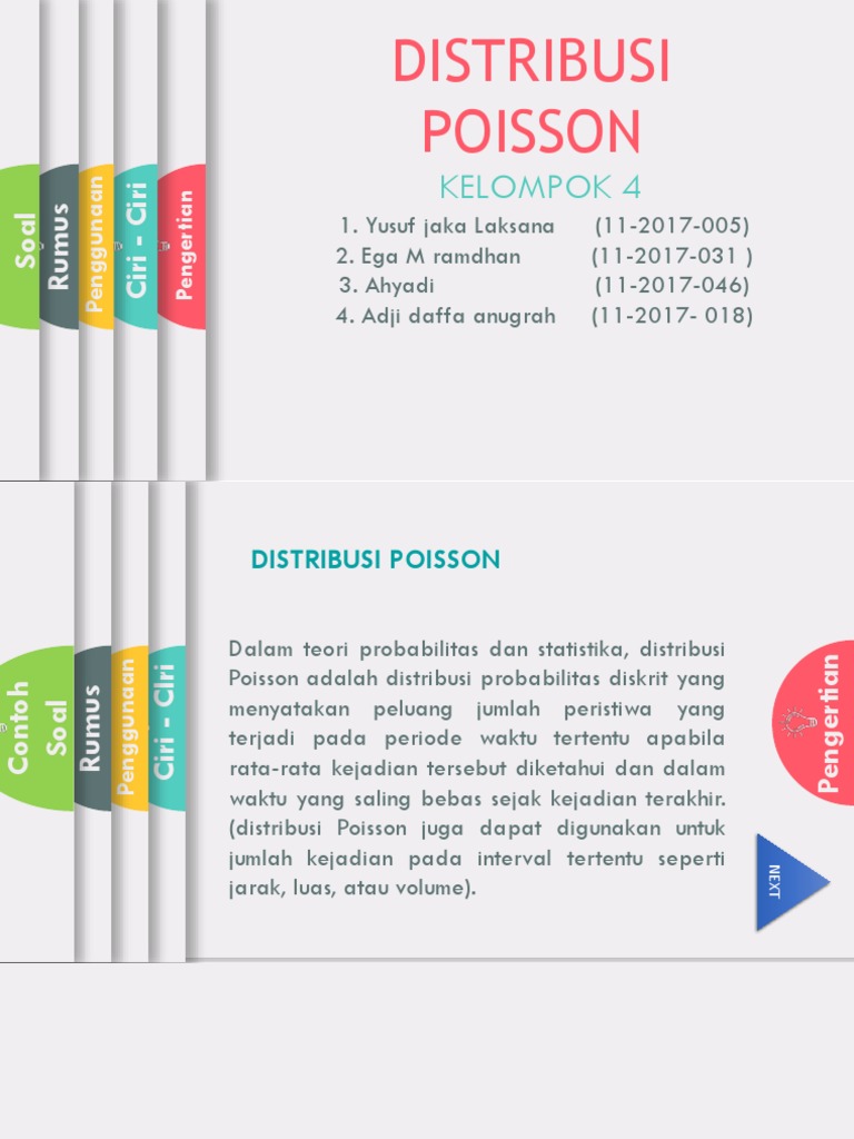 Distribusi Poisson: Pengertian dan Aplikasi | PDF