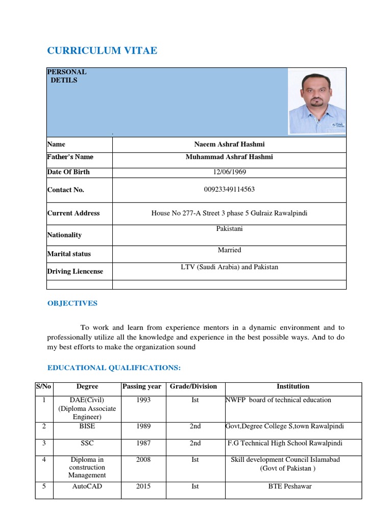 Naeem. CV (New 2017) PDF | PDF | Pakistan | Business