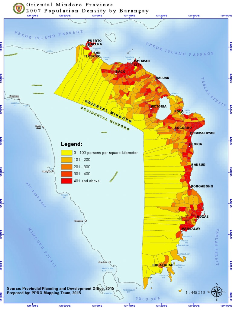 Bgy Pop Density Map 2007 | PDF