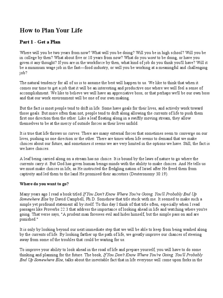 How To Plan Your Life | PDF | Intelligence Quotient | Anger