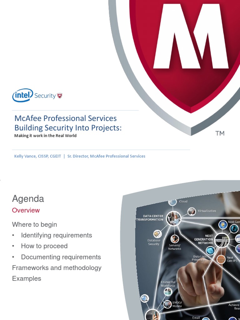 Mcafee Professional Services Building Security Into Projects | PDF ...