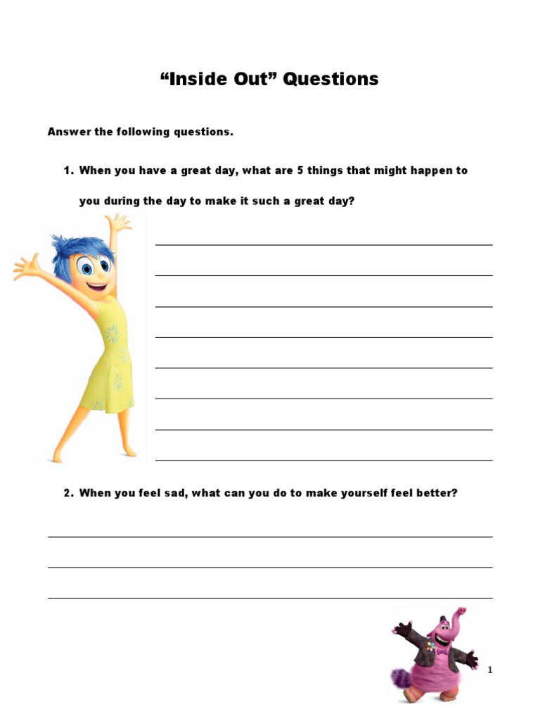 Inside Out Questions | PDF