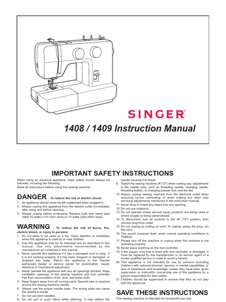 SINGER Manual 2 PDF | PDF | Business
