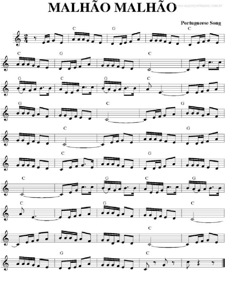 Malhao Malhao Folclore Portugues | PDF