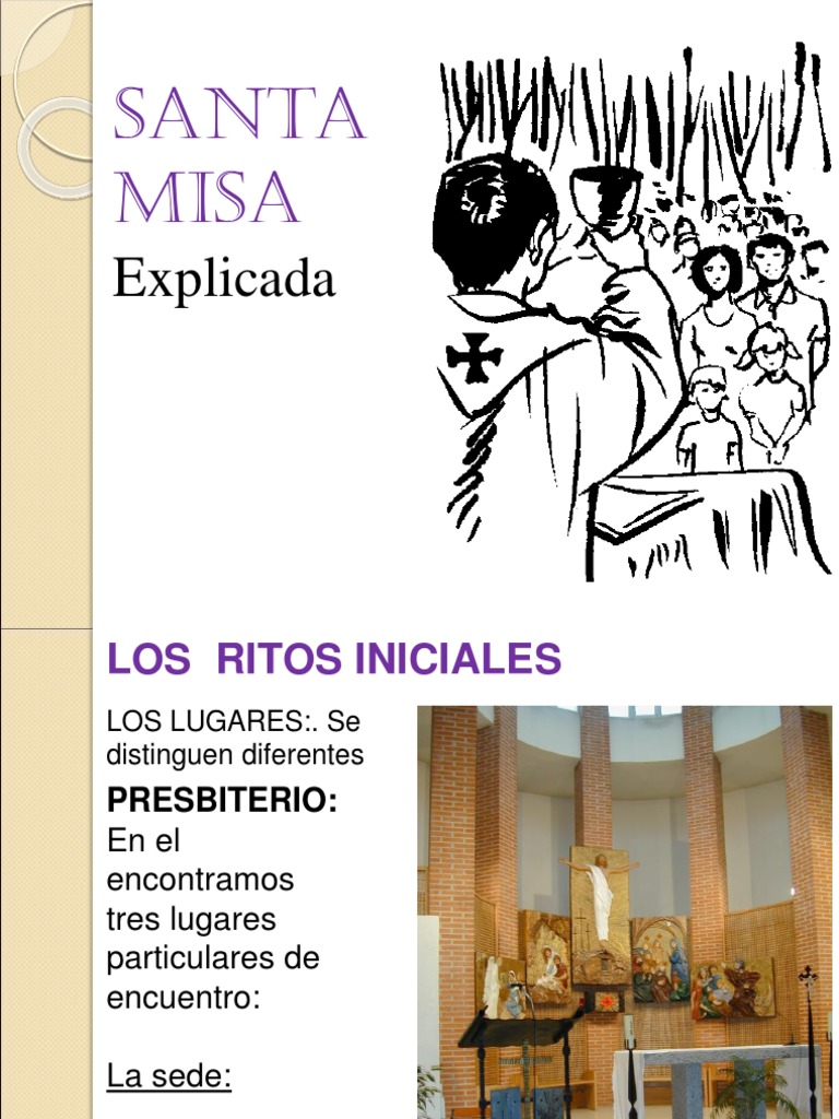 Misa: Ritos y Significado Explicados | PDF | eucaristía | Misa (liturgia)