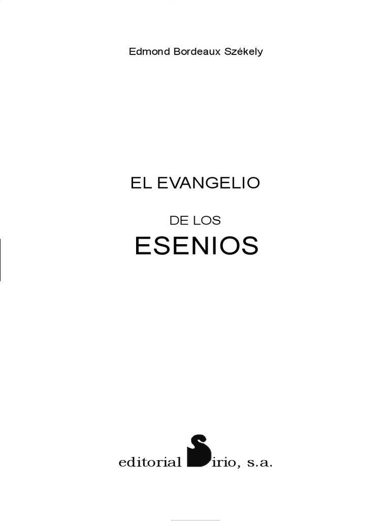 Esenios | PDF | Nuevo Testamento | Jesús