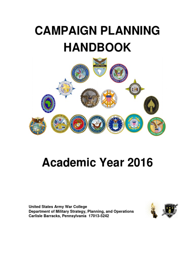 Campaign Planning Handbook | PDF | United States National Security ...