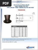 Ficha Tecnica - Valvula Compuerta Bridada Con Elastomero | PDF | Agua | Materiales