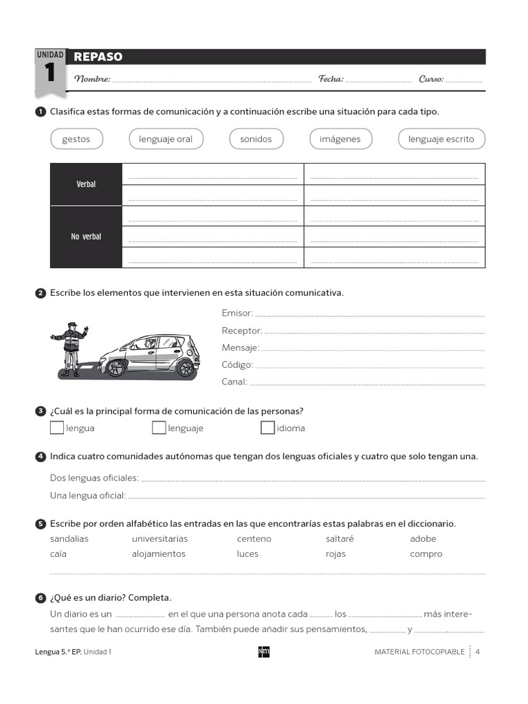 5º Prim LENGUA Refuerzo Repaso Ampliacion SM SAVIA PDF | PDF