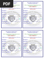 SSG SPG Election Forms | PDF | Voting | Elections
