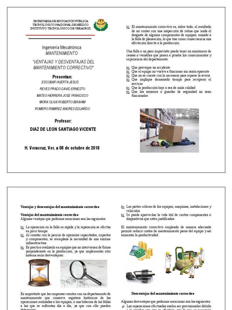 Diptico Ventaj y Desven de MC | PDF | Science | Ingeniería