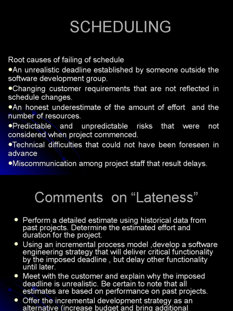 Scheduling | PDF | Systems Science | Software Engineering