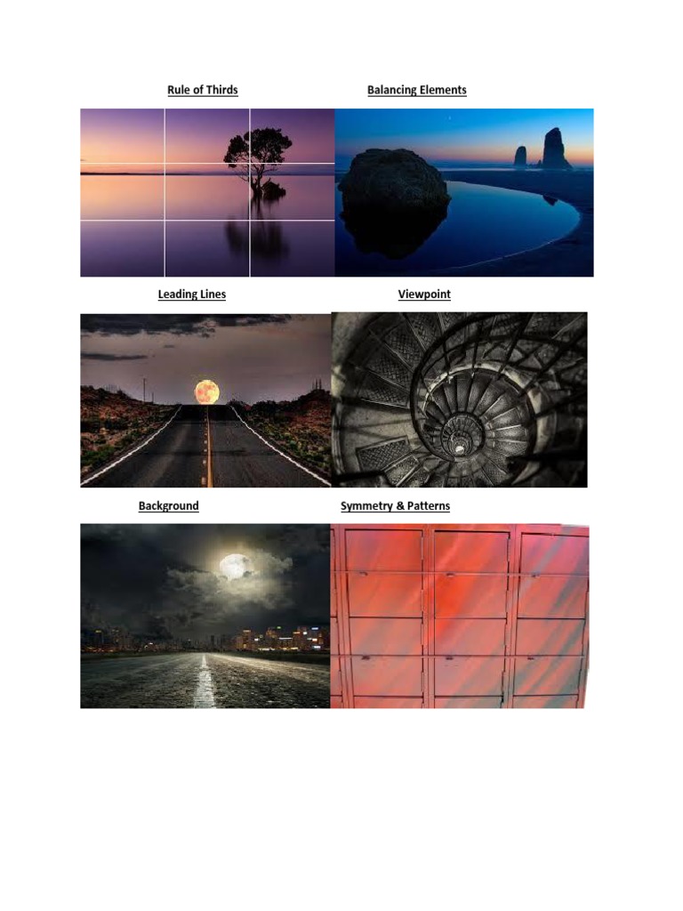 Photography Composition Techniques | PDF