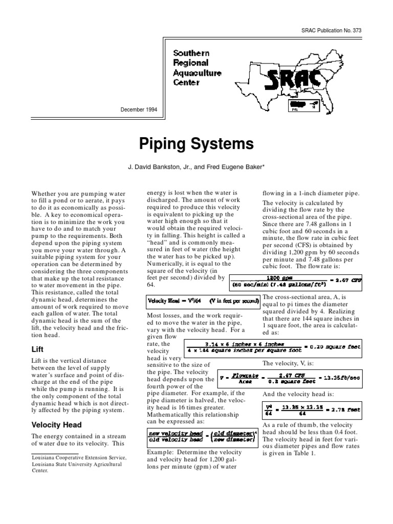 Piping System | PDF