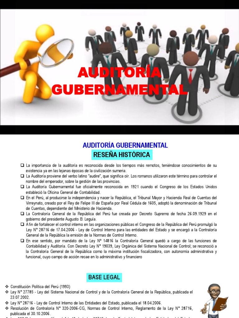 Auditoria Gubernamental | PDF | Auditoría | Planificación