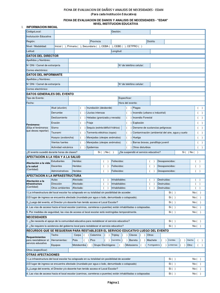 Ficha Edan | Descargar gratis PDF | Educación Secundaria | Geografía Física