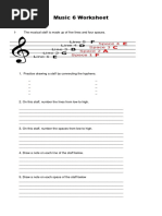 07 C Major Scale Worksheet | PDF | Home & Garden