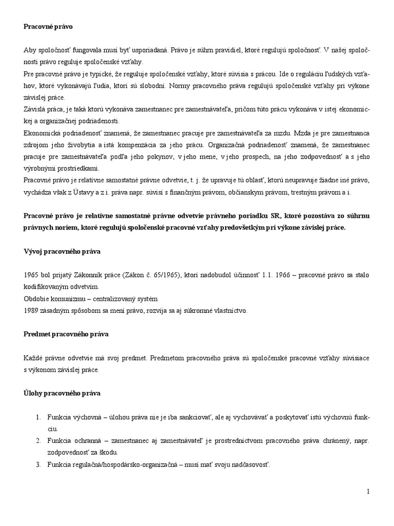 Poznamky Z Prednasky - Kuril | PDF