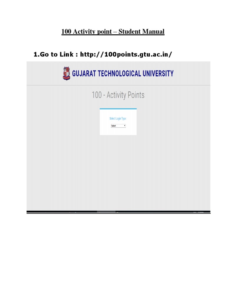 100 Point Activity StudentGuideLines | PDF