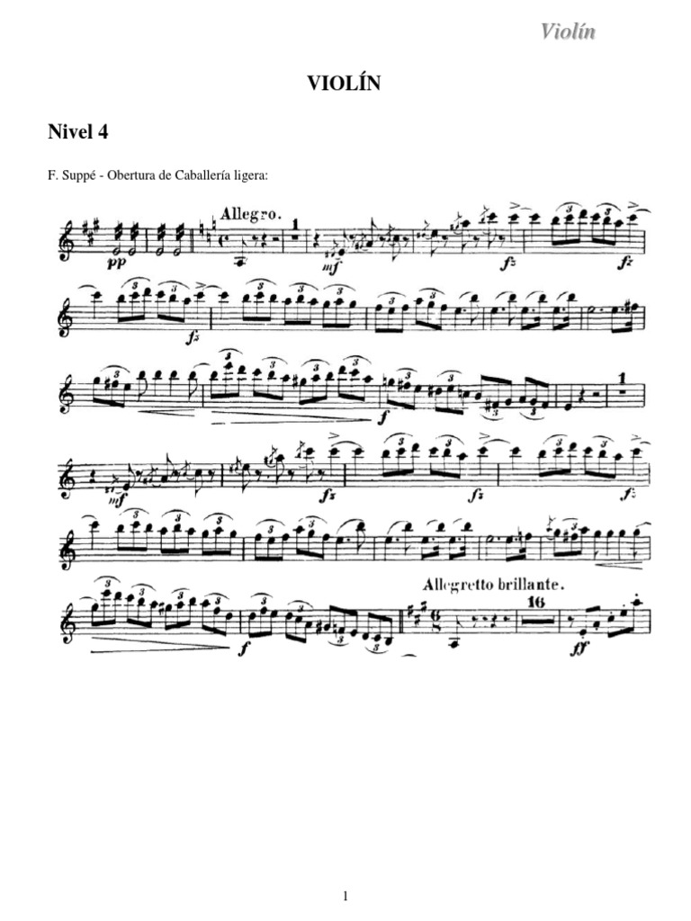 Partituras VIOLIN 2018