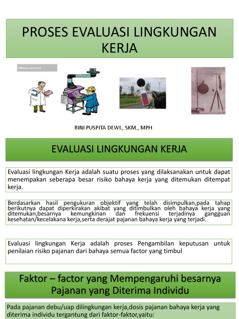 Proses Evaluasi Lingkungan Kerja | PDF