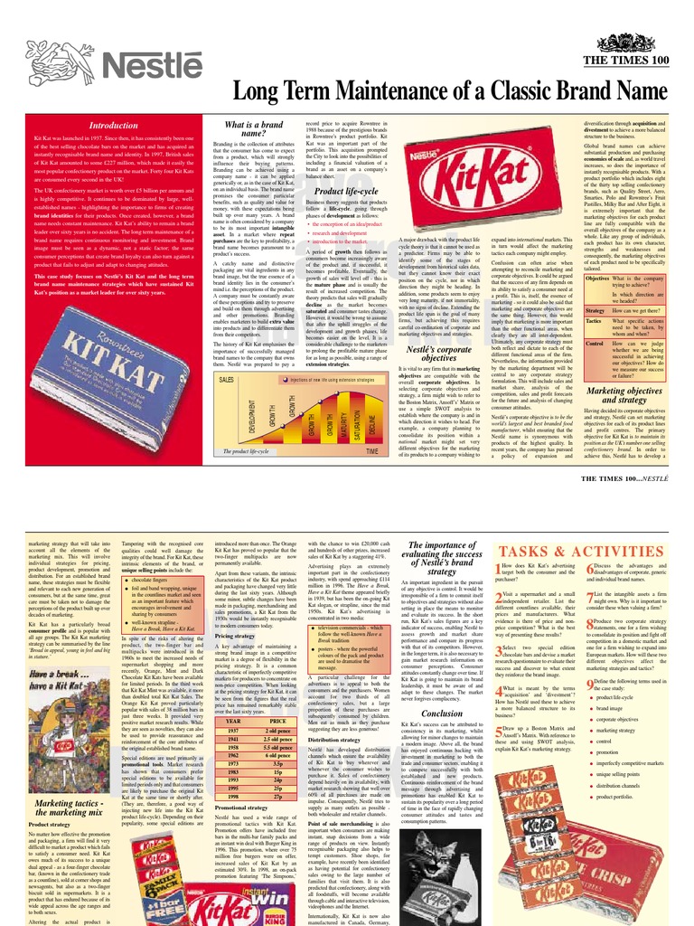 Nestle 4 Full | PDF | Brand | Marketing