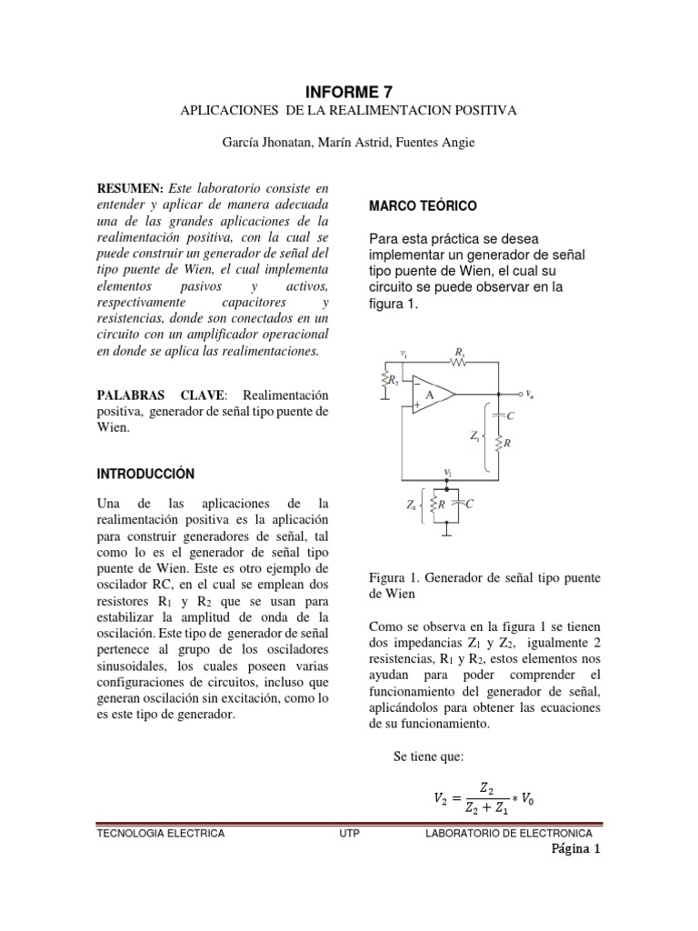 Aplicaciones de La Realimentacion Positiva | PDF | Realimentación | Olas