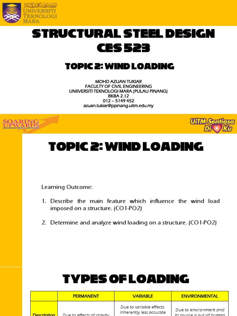 Topic 2 - Wind Loading | PDF | Wound | Structural Load