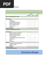 Cash Forecasting Worksheet - Clara CFO Group - 2026 | PDF