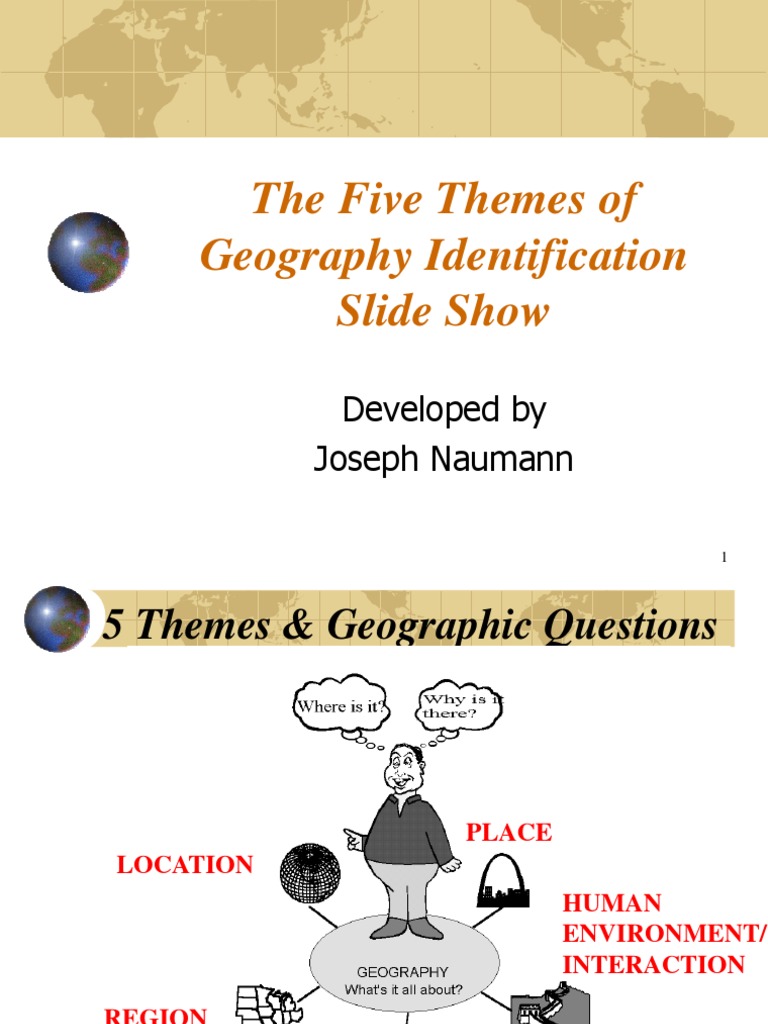 5 Theme Geography | PDF | Geography | Human