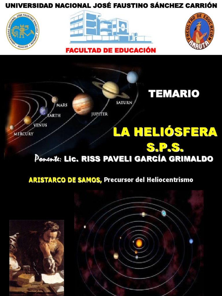 Geografía Astronomica Heliosfera | PDF | Satélite natural | Planetas