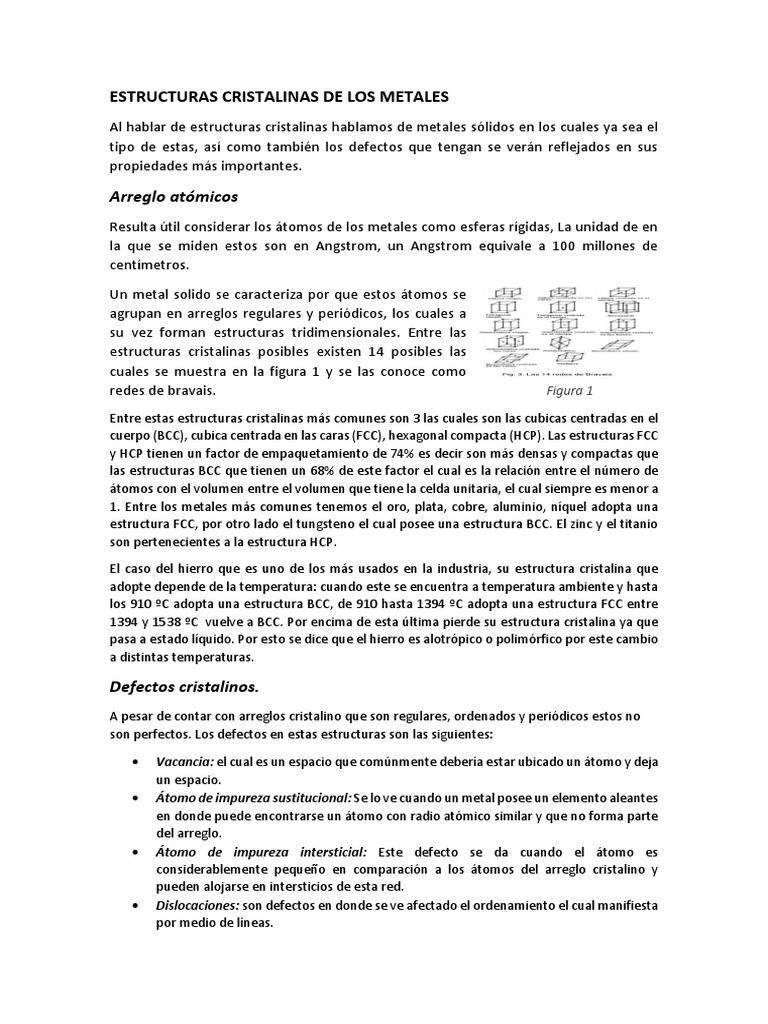 Estructuras Cristalinas y Amorfas de Los Materiales | PDF | Sólido ...