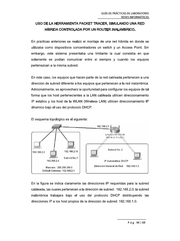 Actividad 05 - Red Hibrida | PDF