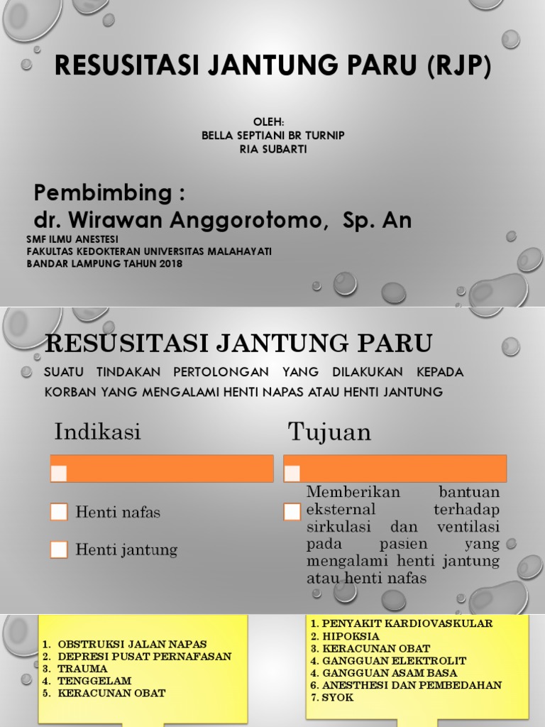 Indikasi dan Prosedur RJP Anak | PDF