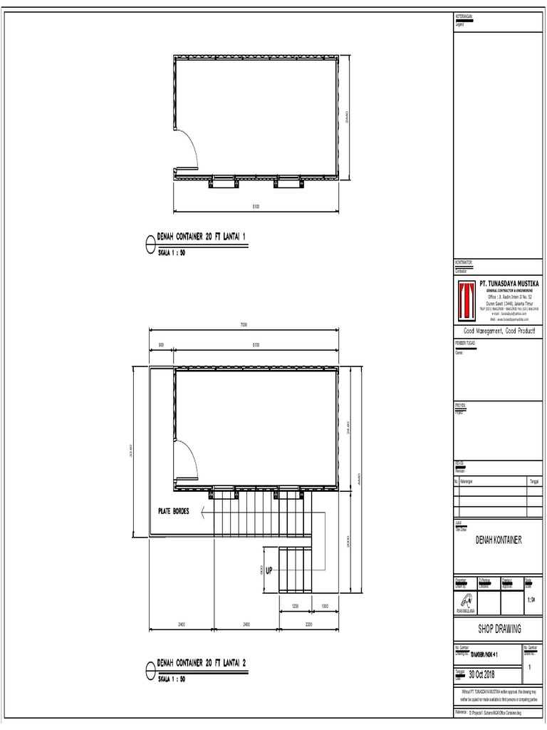 Office Container 1 | PDF | Architectural Communication | Drawing