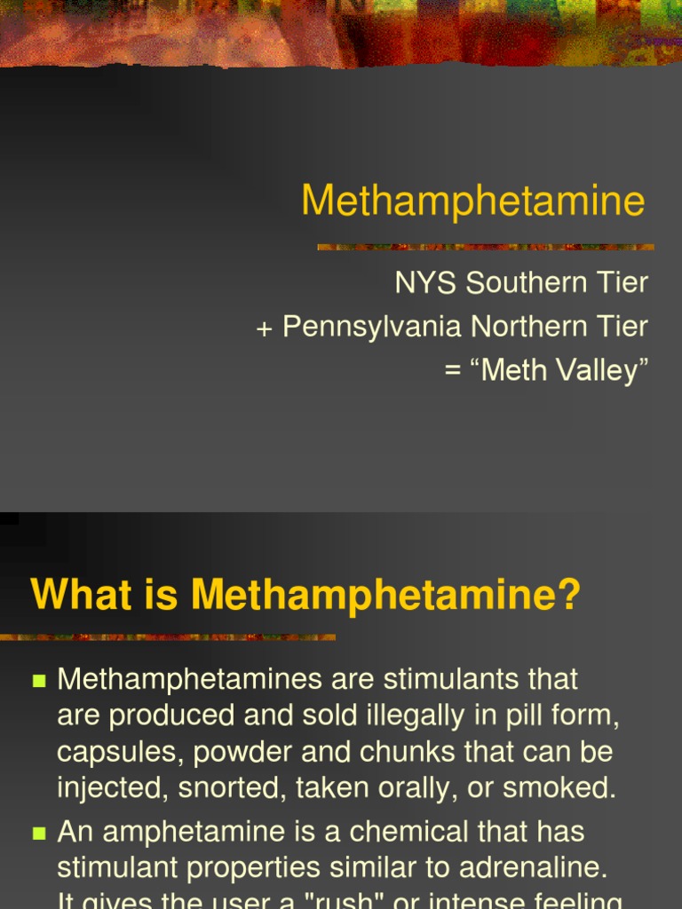 Methamphetamine PDF | PDF | Methamphetamine | Stimulant