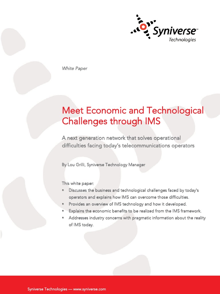 IMS White Paper | PDF