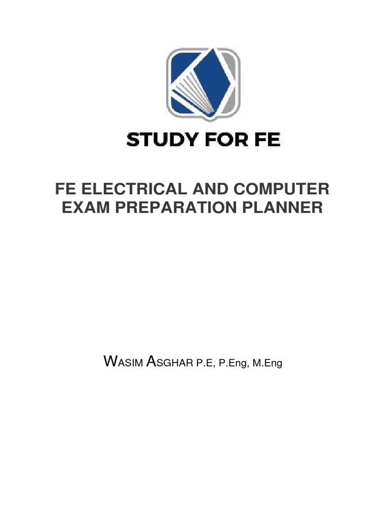 Fe Electrical and Computer Exam Preparation Planner | PDF | Test ...