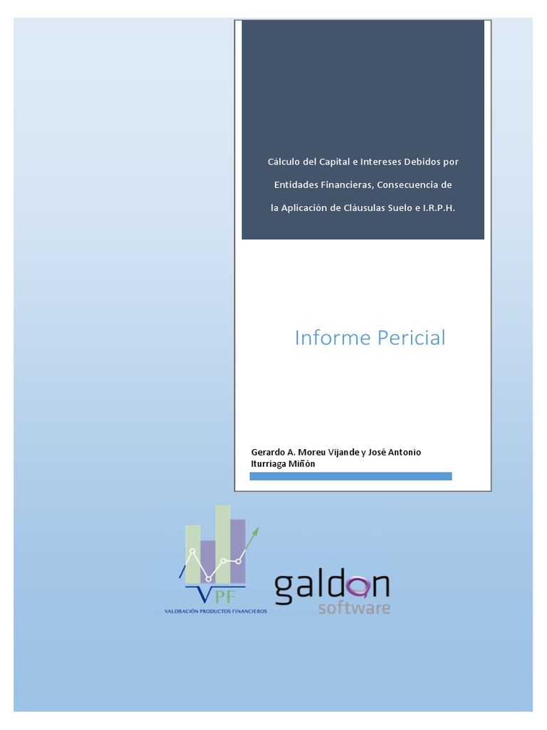 Ejemplo Informe Pericial | PDF | Interés | Euro