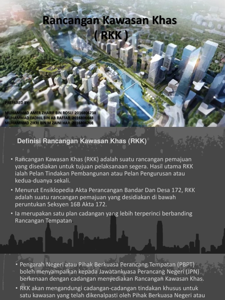 Rancangan Kawasan Khas (RKK) | PDF