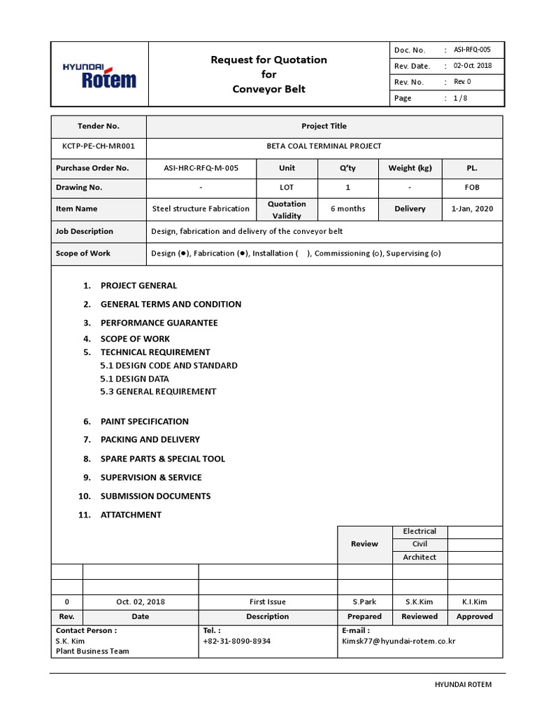 RFQ BETA Project 005 Steel Structure | PDF | Rain | Corrosion