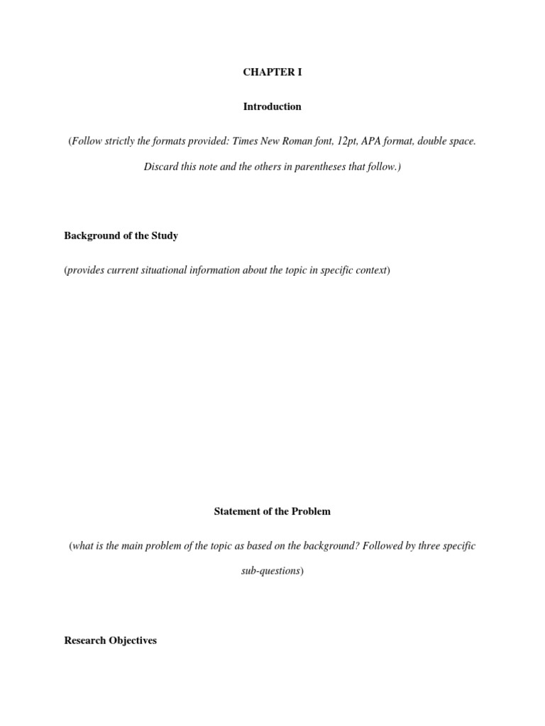 Chapter 1 Template | PDF