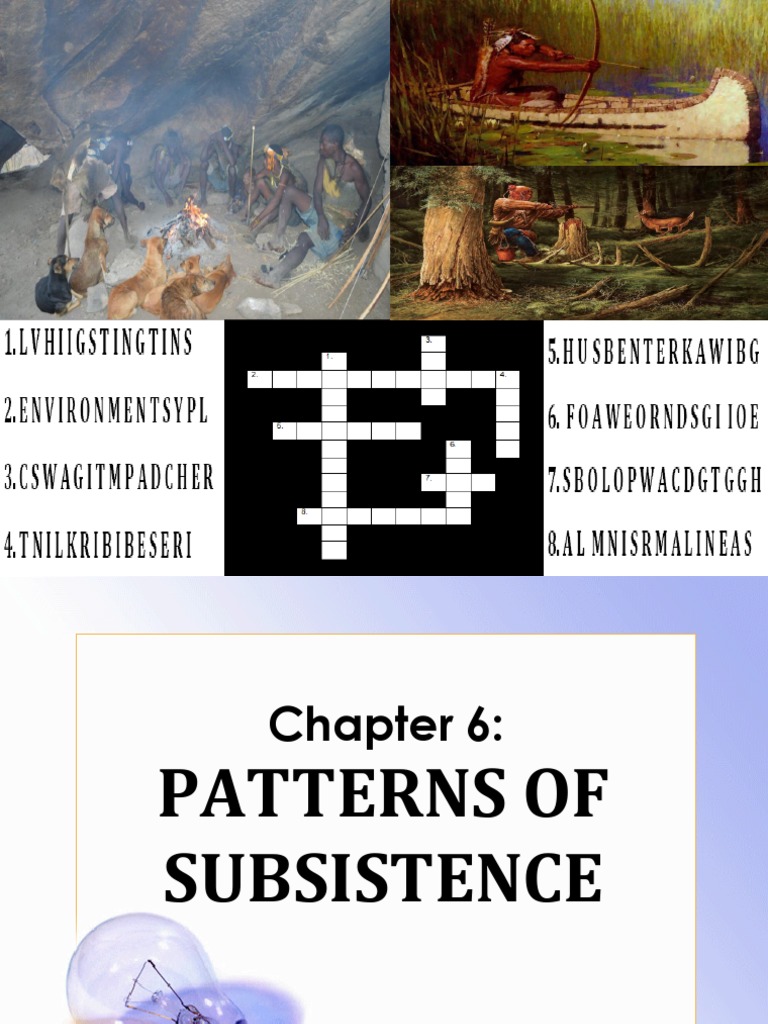Patterns of Subsistence | PDF | Hunter Gatherer | Pastoralism