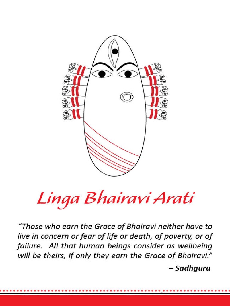 Linga Bhairavi Arti Booklet PDF | PDF