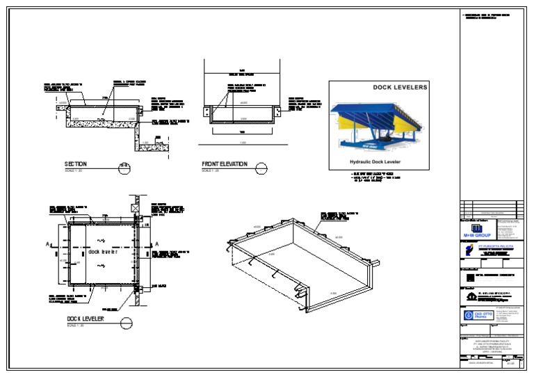 A1.45 Dock Leveler Detail | PDF | Science | Civil Engineering