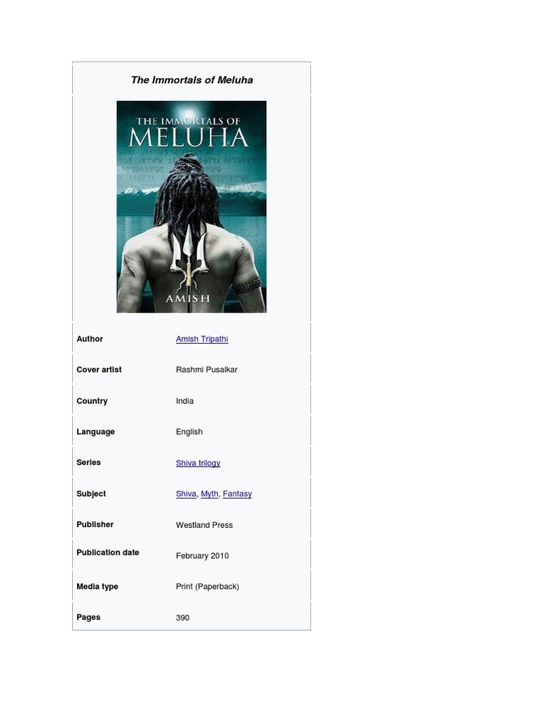 The Immortals of Meluha Intro | PDF