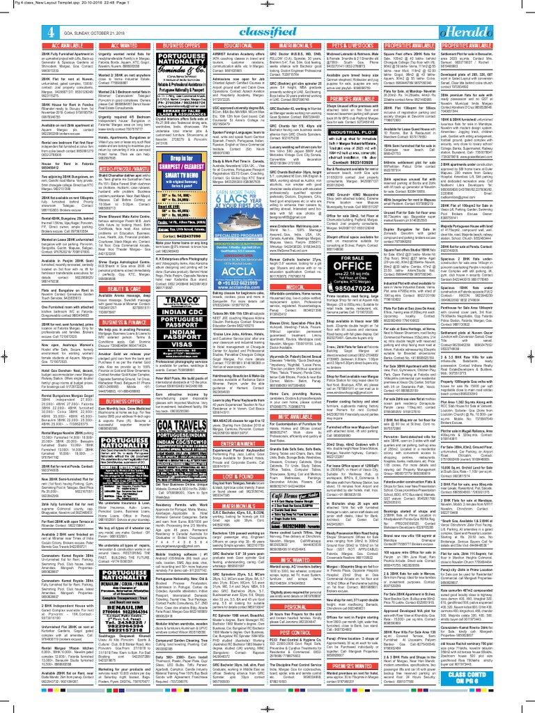 New Layout Templet for Classified Ads Page | PDF | Apartment | Business